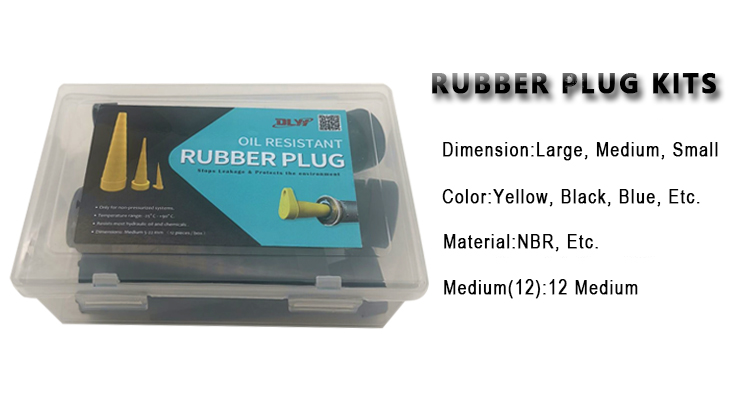 How to use rubber service plugs in HVAC systems?
